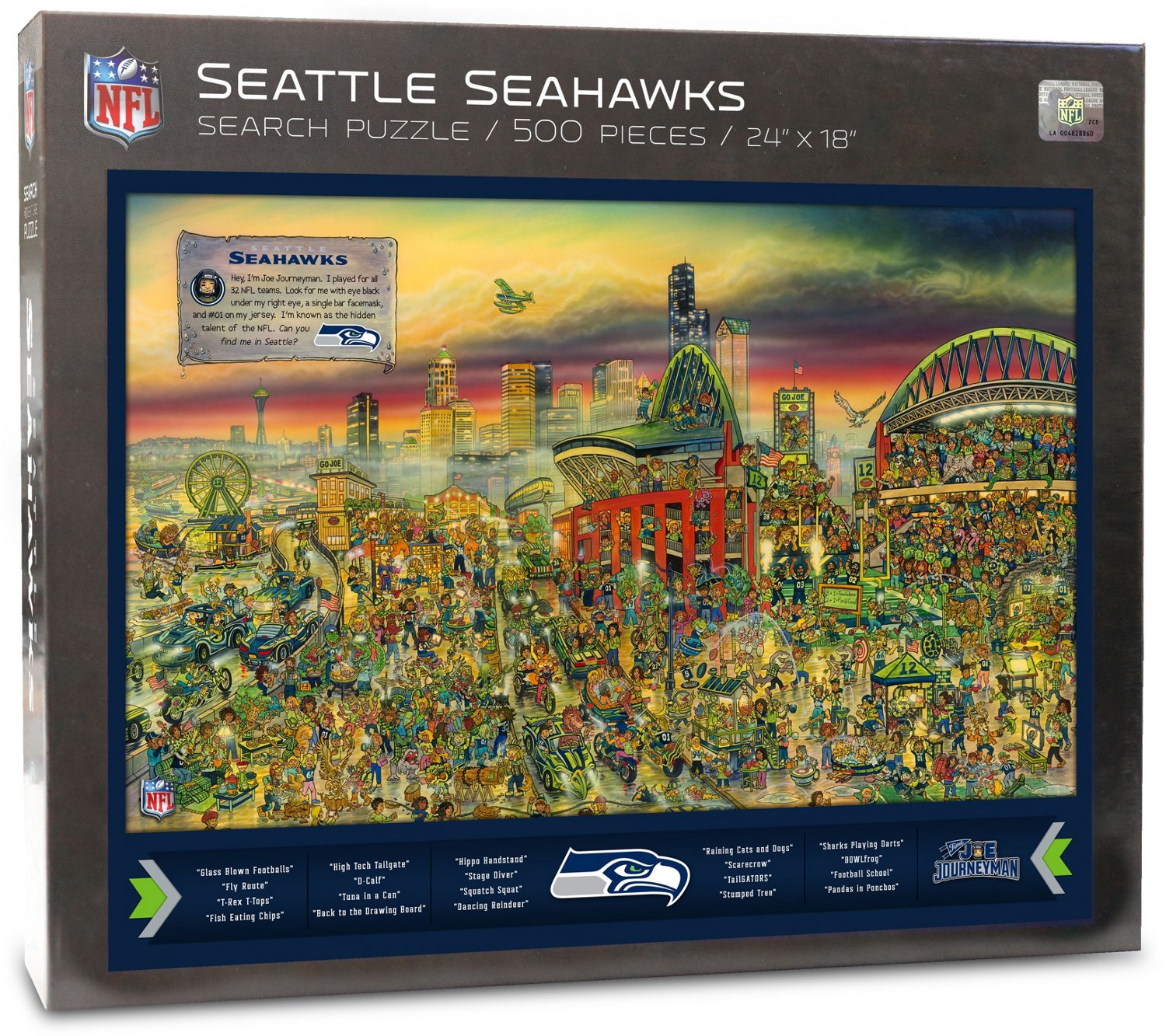 YouTheFan Seattle Seahawks Journeyman Jigsaw Puzzle | Academy