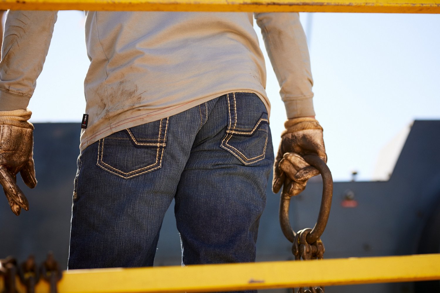 Ariat Men's FR M5 Slim DuraStretch Truckee Stackable Straight Leg Jeans | Academy