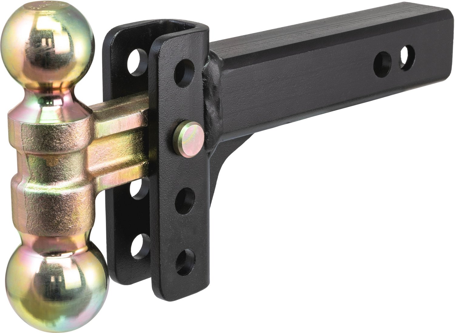 CURT 10,000 lb Slim Adjustable Channel Mount with Dual Ball | Academy