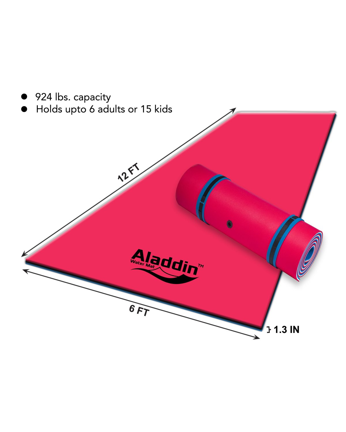 Aladdin 18 ft x 6 ft Floating Water Mat | Academy