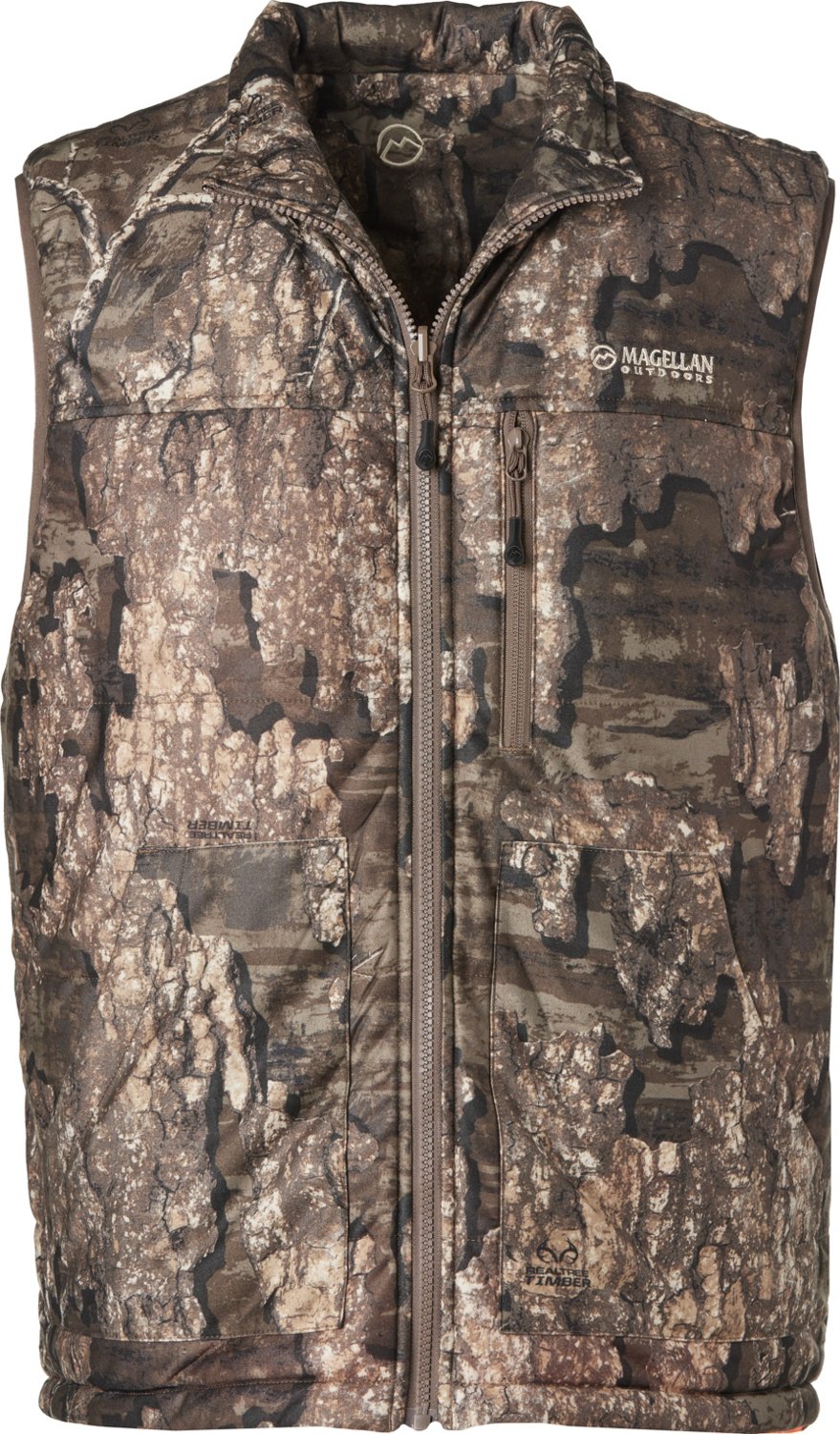Magellan Outdoors Men's HuntGear Camo Reversible Vest | Academy
