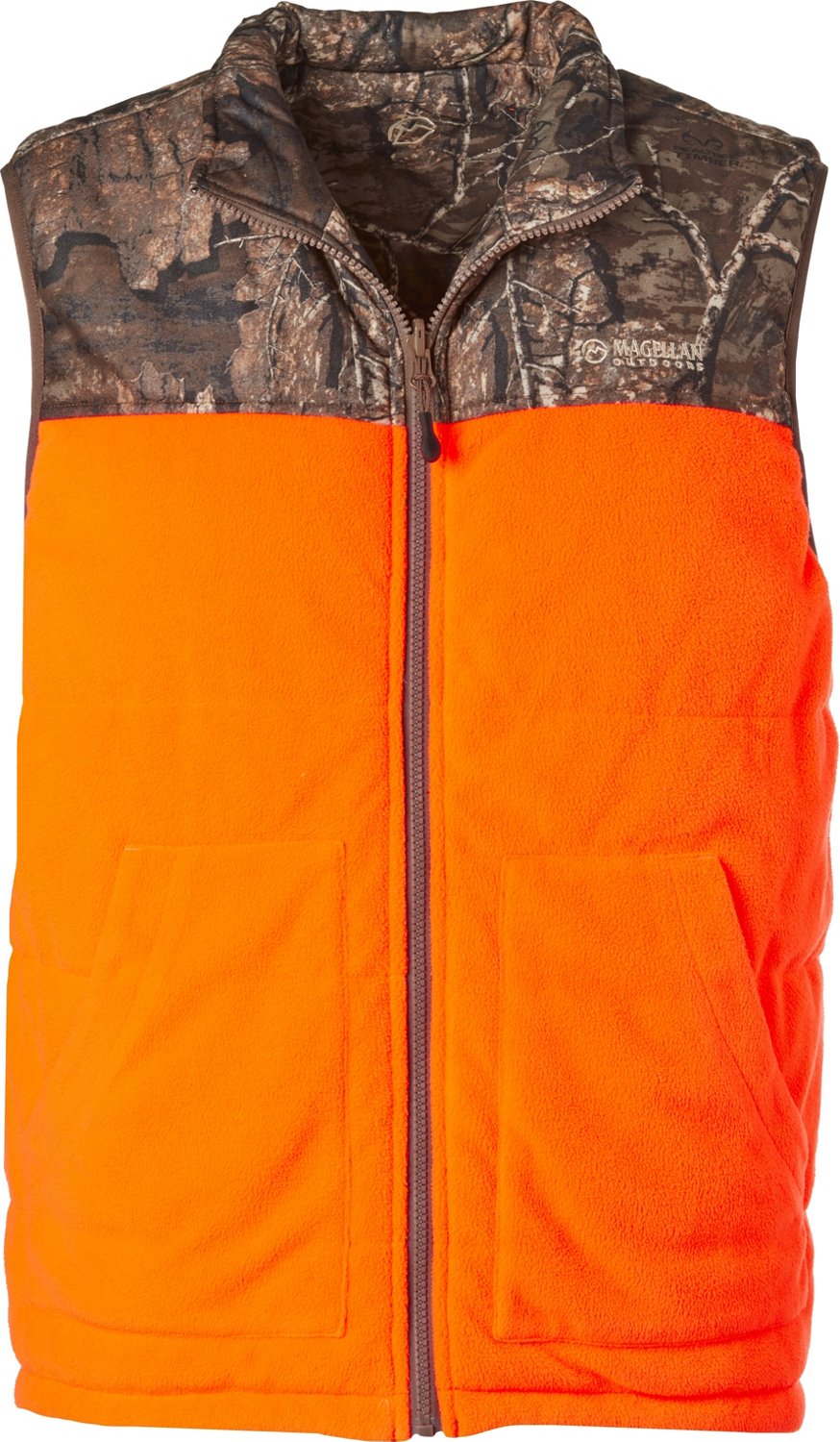 Magellan Outdoors Men's HuntGear Camo Reversible Vest | Academy