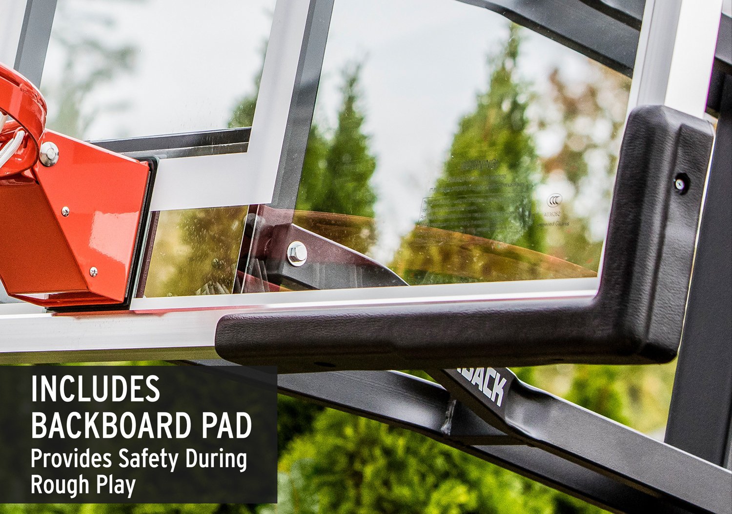 Silverback 54 in Inground Tempered-Glass Basketball Hoop | Academy