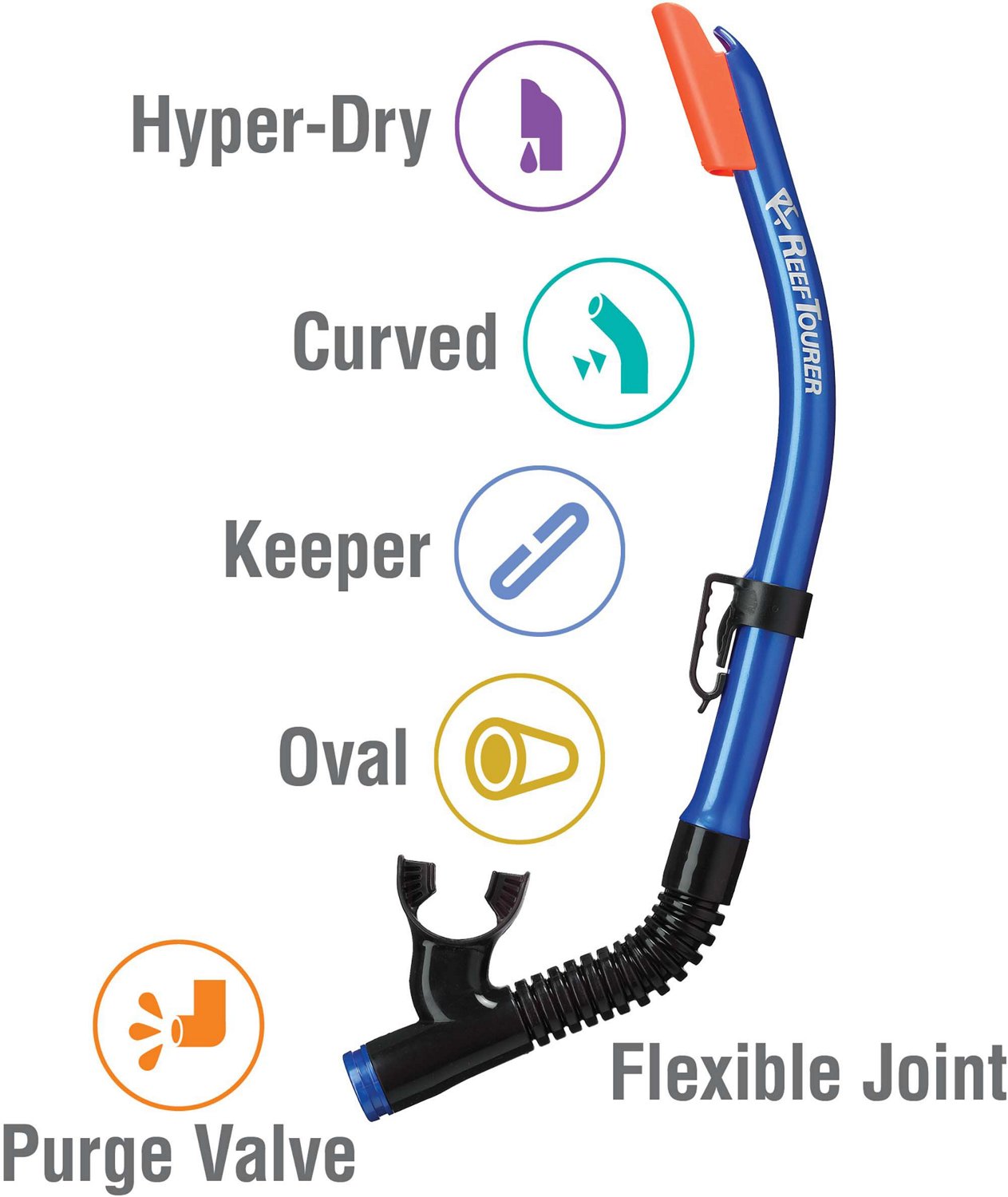 Reef Youth Tourer Single Window Mask And Snorkel Set | Academy