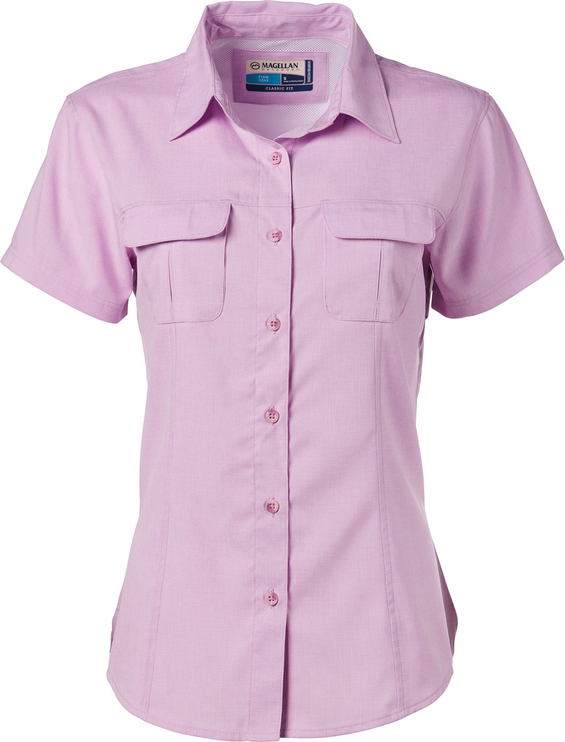 Magellan Outdoors Women's Aransas Pass Heathered Fishing Top | Academy