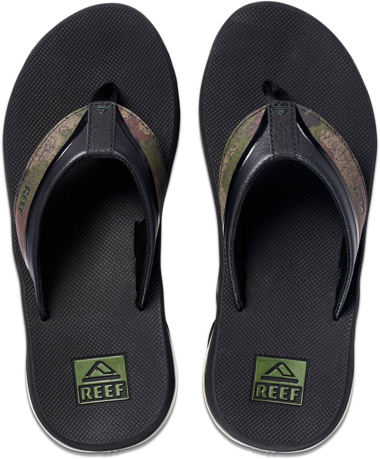 Reef Mens Anchor Flip Flops Free Shipping At Academy