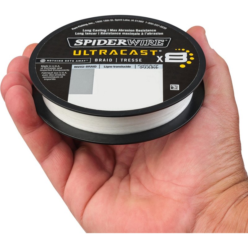 SpiderWire UltraCast Vanish Dual Spools, 20 Lbs - Braided Fishing Line ...