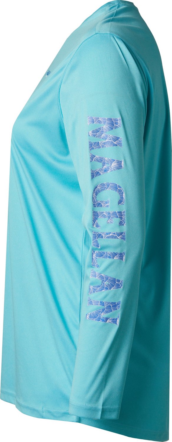 Magellan Outdoors Women's Caddo Lake Logo Long Sleeve Plus Size Fishing ...