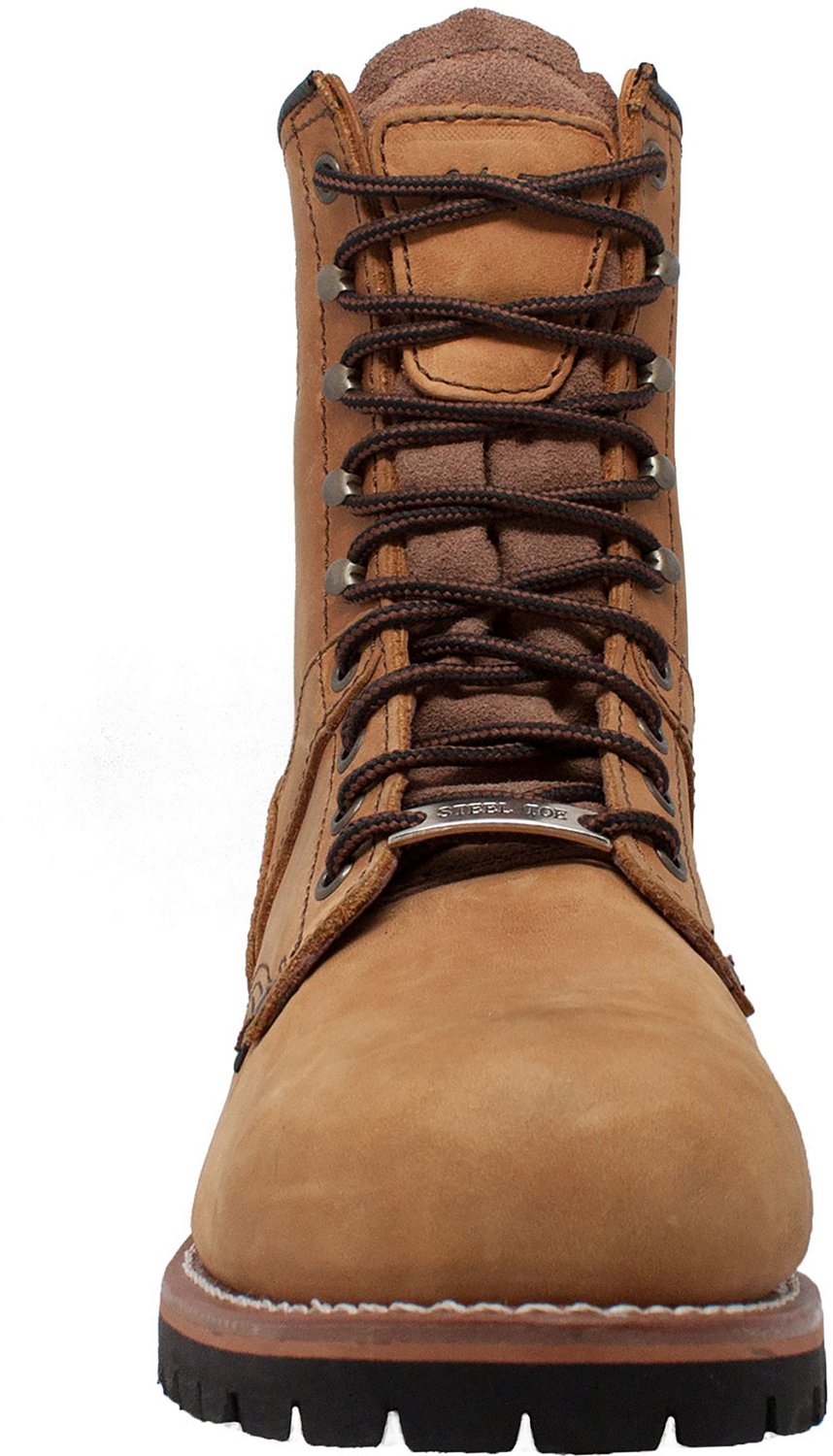 AdTec Men's Logger Steel Toe Work Boots | Academy