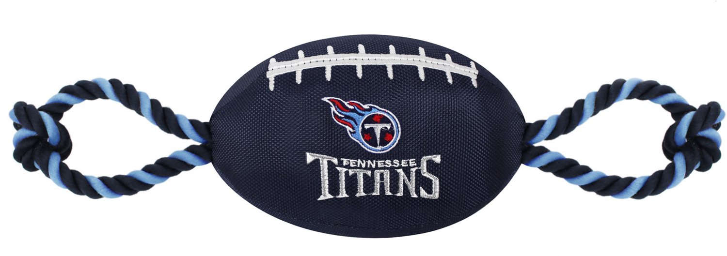 Pets First Tennessee Titans Nylon Football Rope Dog Toy | Academy