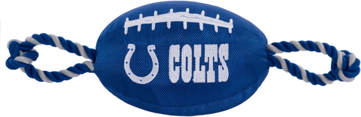 Pets First Indianapolis Colts Nylon Football Rope Dog Toy | Academy
