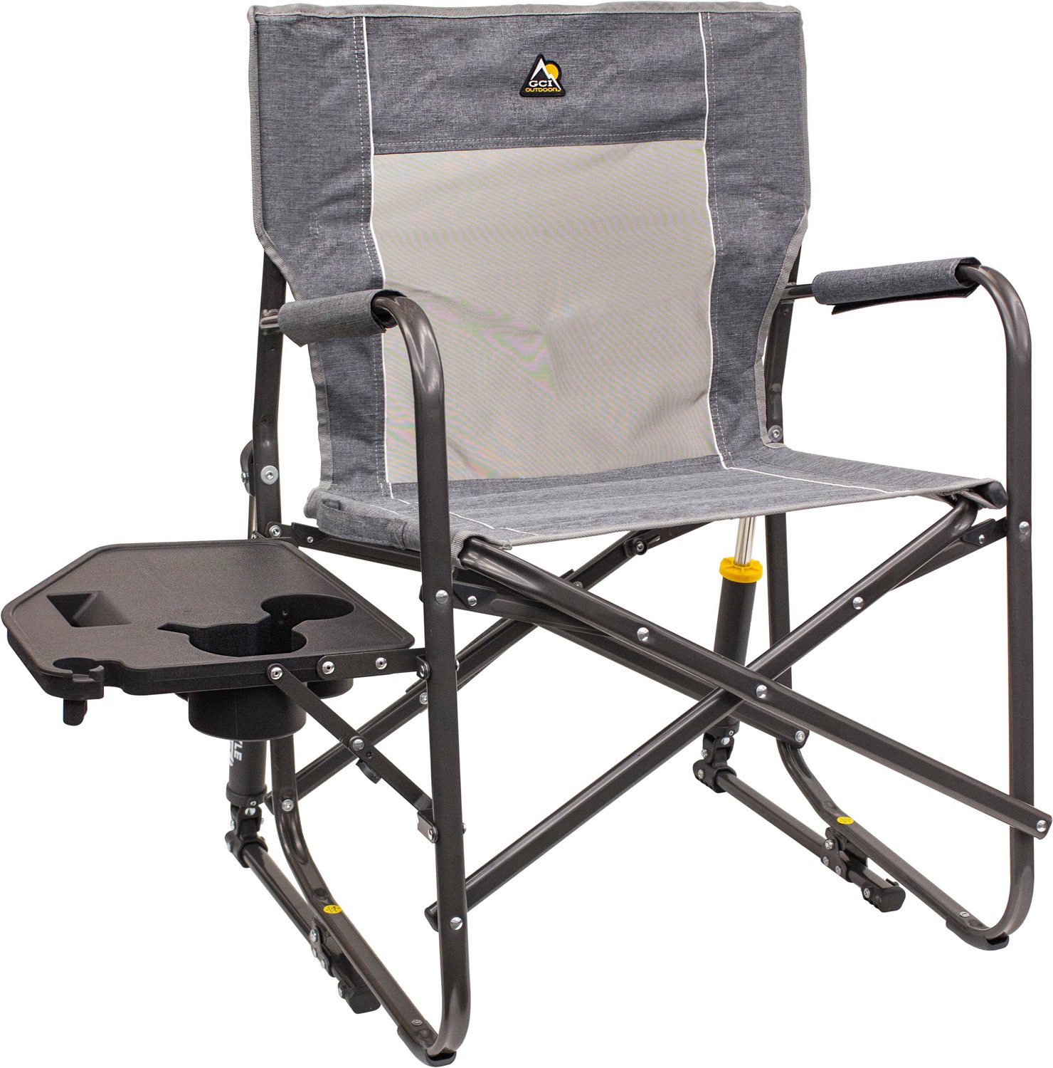 Rocking lawn chair with table store