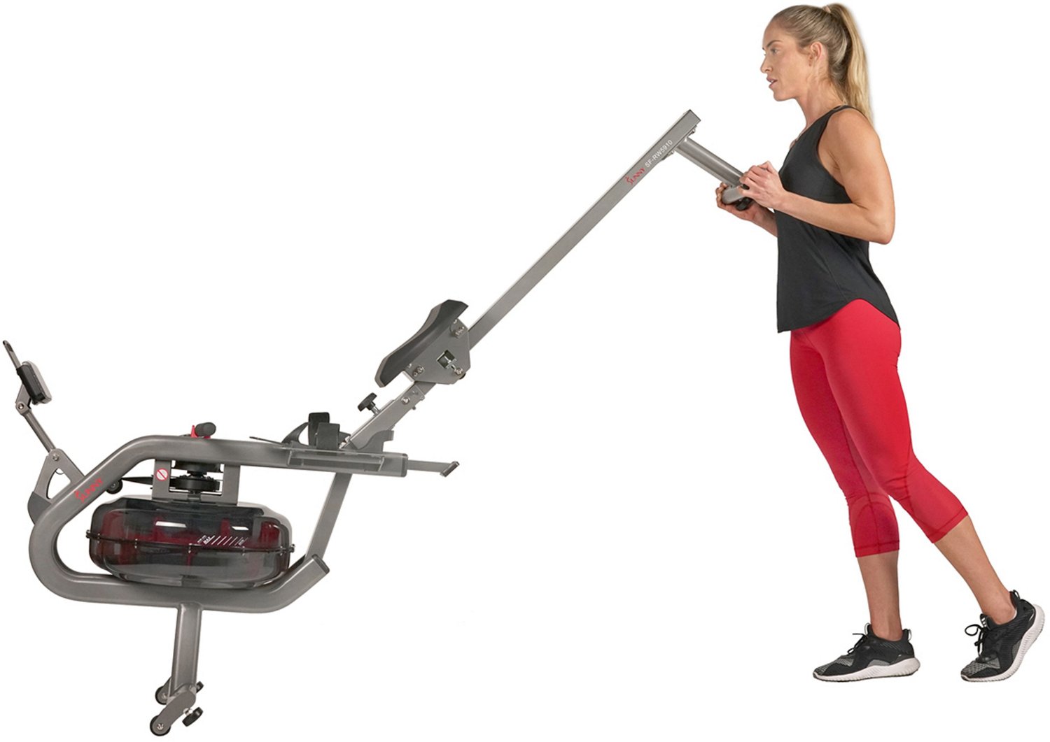 Sunny Health & Fitness Phantom Hydro Water Rowing Machine | Academy