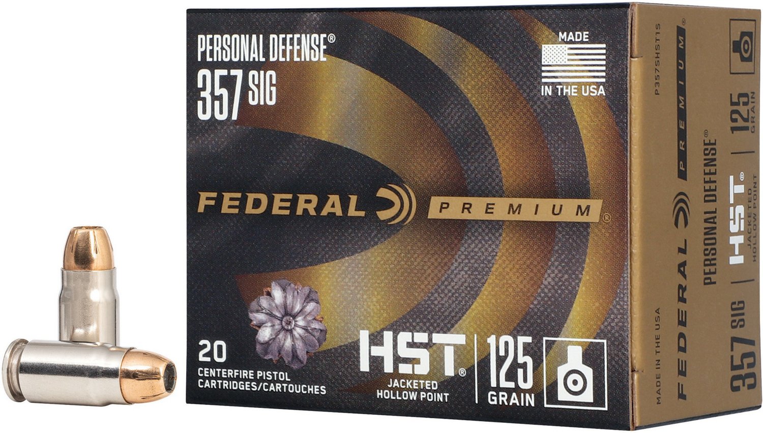 Federal Premium Personal Defense HST 357 Magnum 125-Grain Ammunition ...