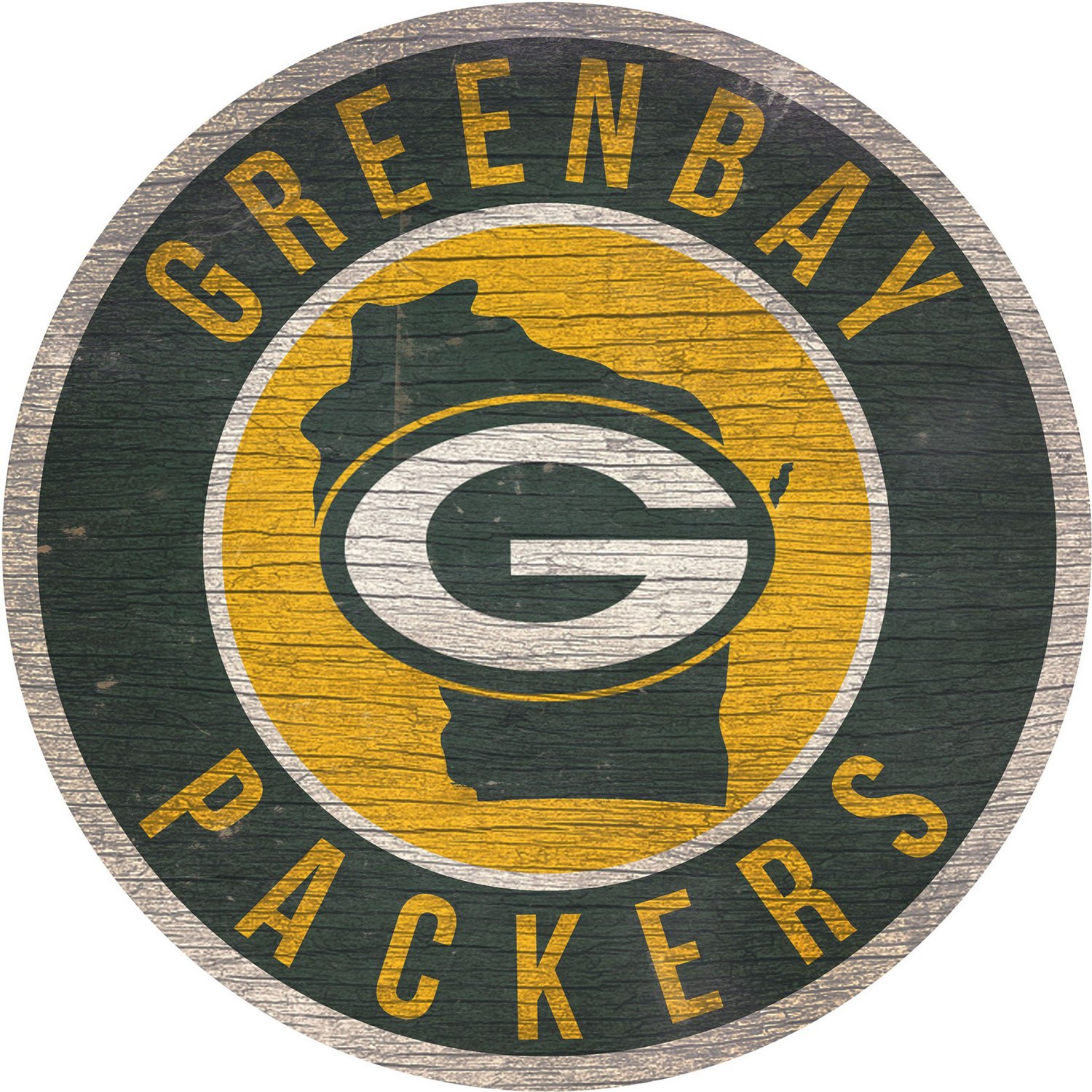 Fan Creations Green Bay Packers Circle State Sign | Academy