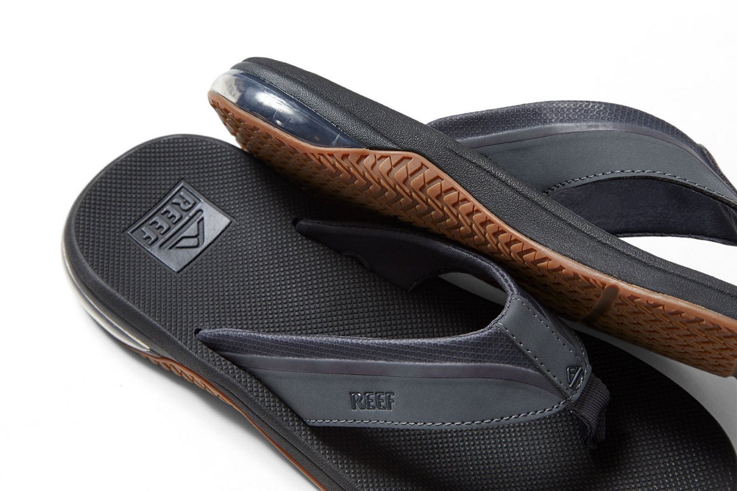 Reef Mens Anchor Flip Flops Free Shipping At Academy