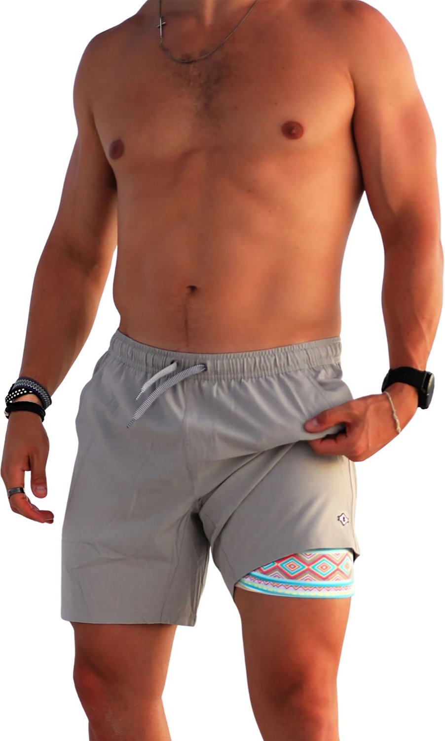 BURLEBO Men's USA Throwback Athletic Shorts | Academy
