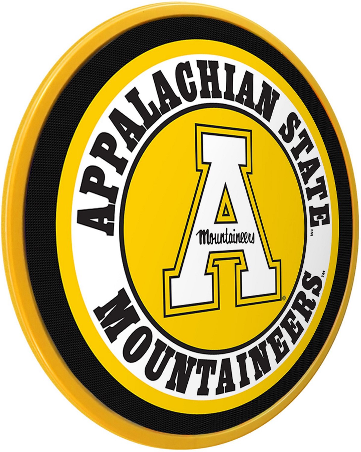 The Fan-Brand Appalachian State University Modern Mirrored Disc Sign ...