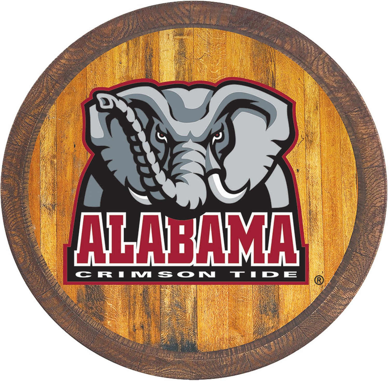 The Fan-Brand University of Alabama Logo Faux Barrel Top Sign | Academy