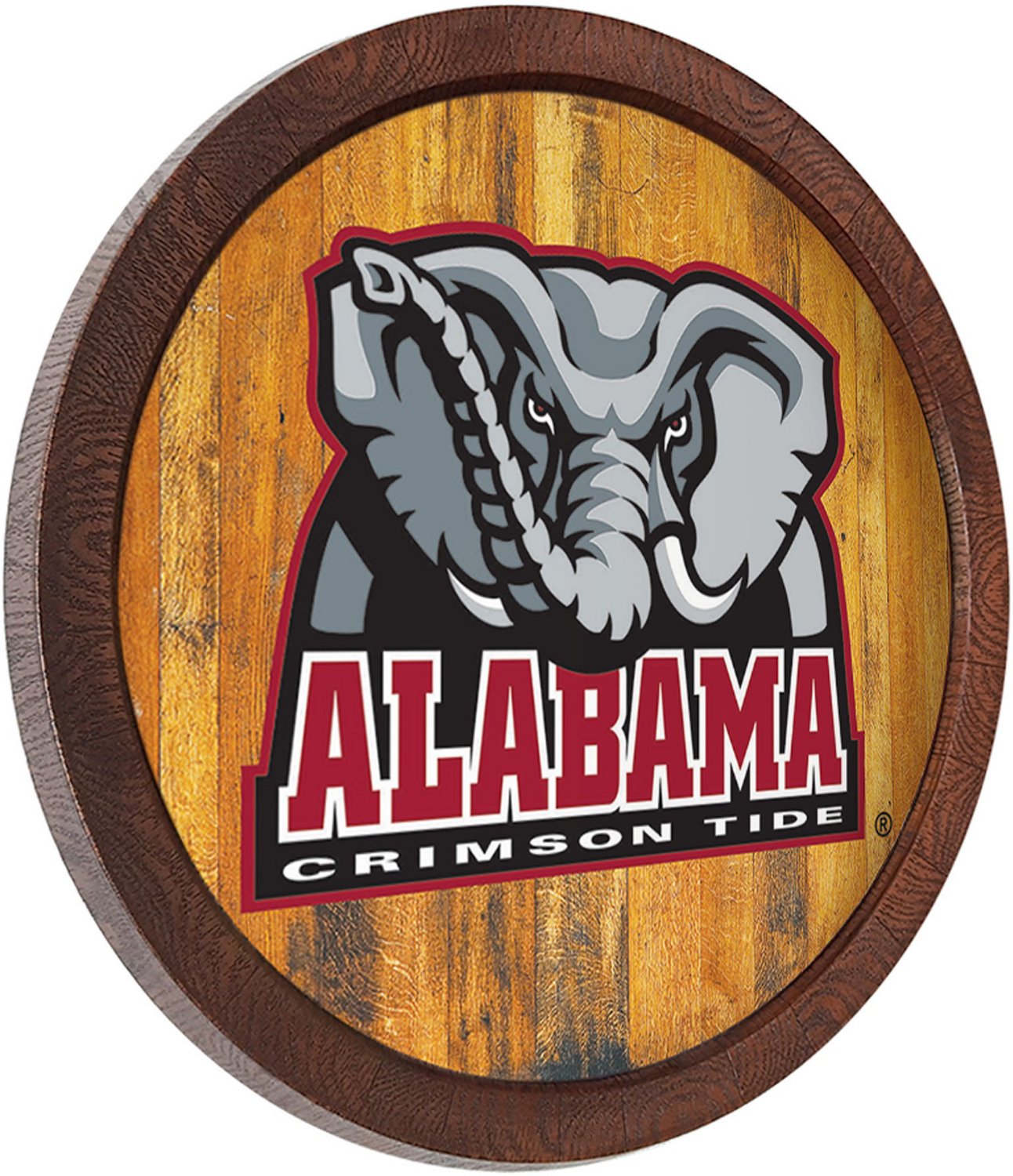 The Fan-Brand University of Alabama Logo Faux Barrel Top Sign | Academy