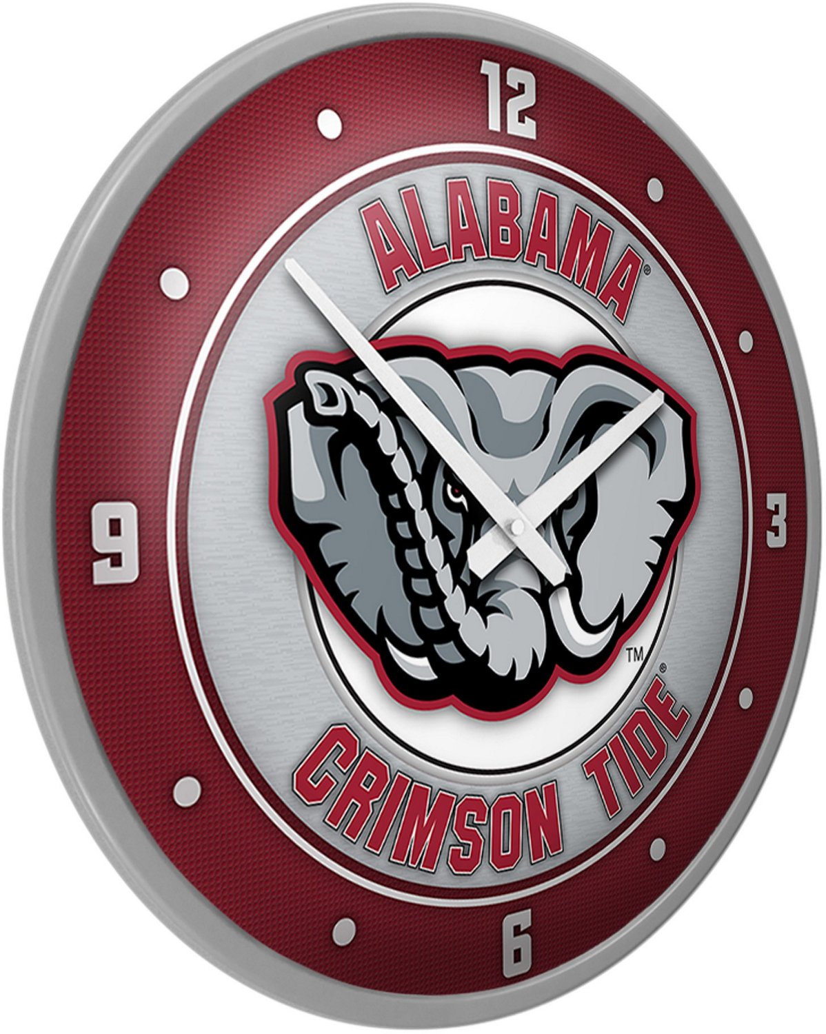 The Fan-Brand University of Alabama Al Logo Modern Disc Clock | Academy