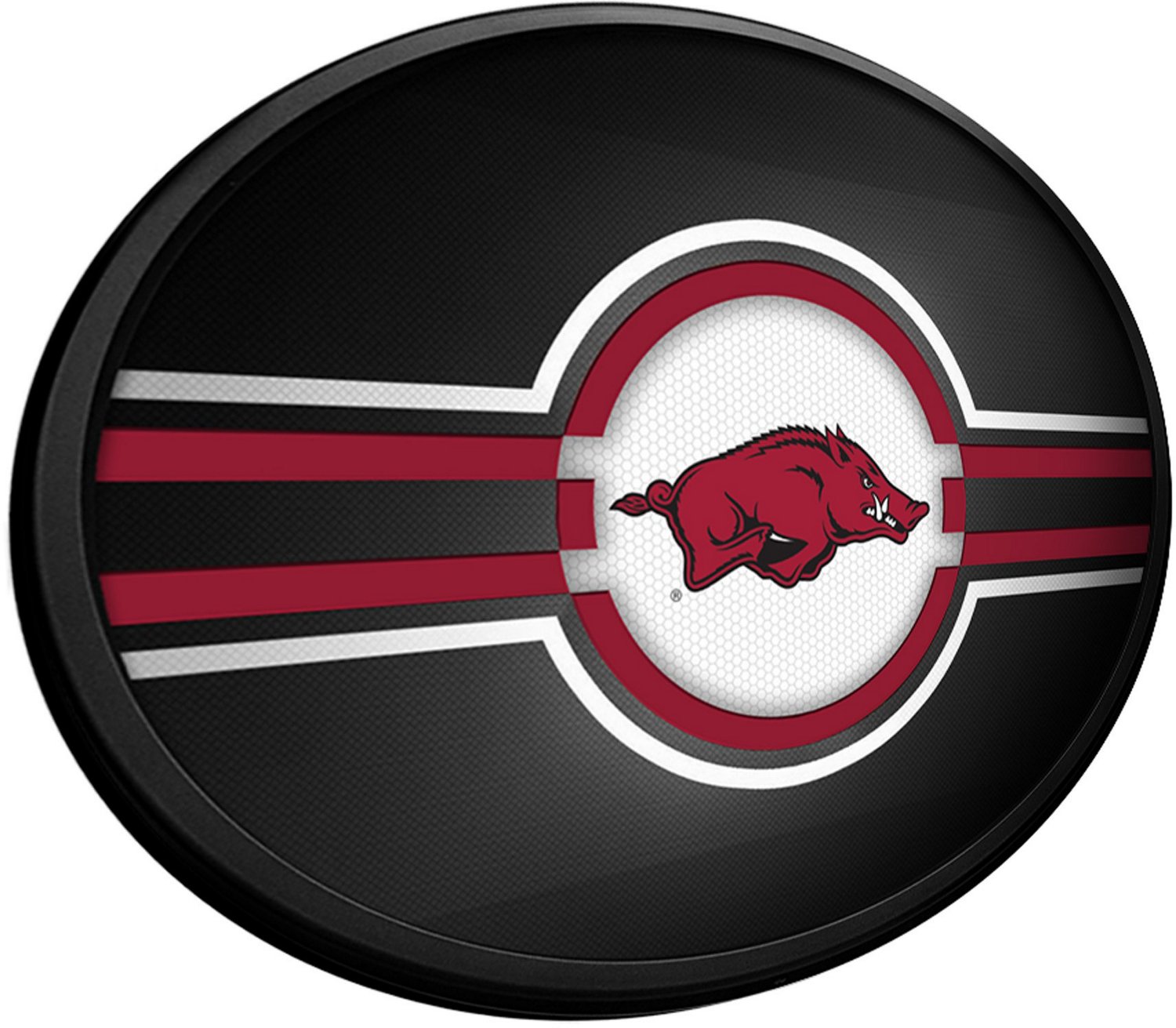 The Fan-Brand University of Arkansas Oval Slimline Lighted Sign | Academy