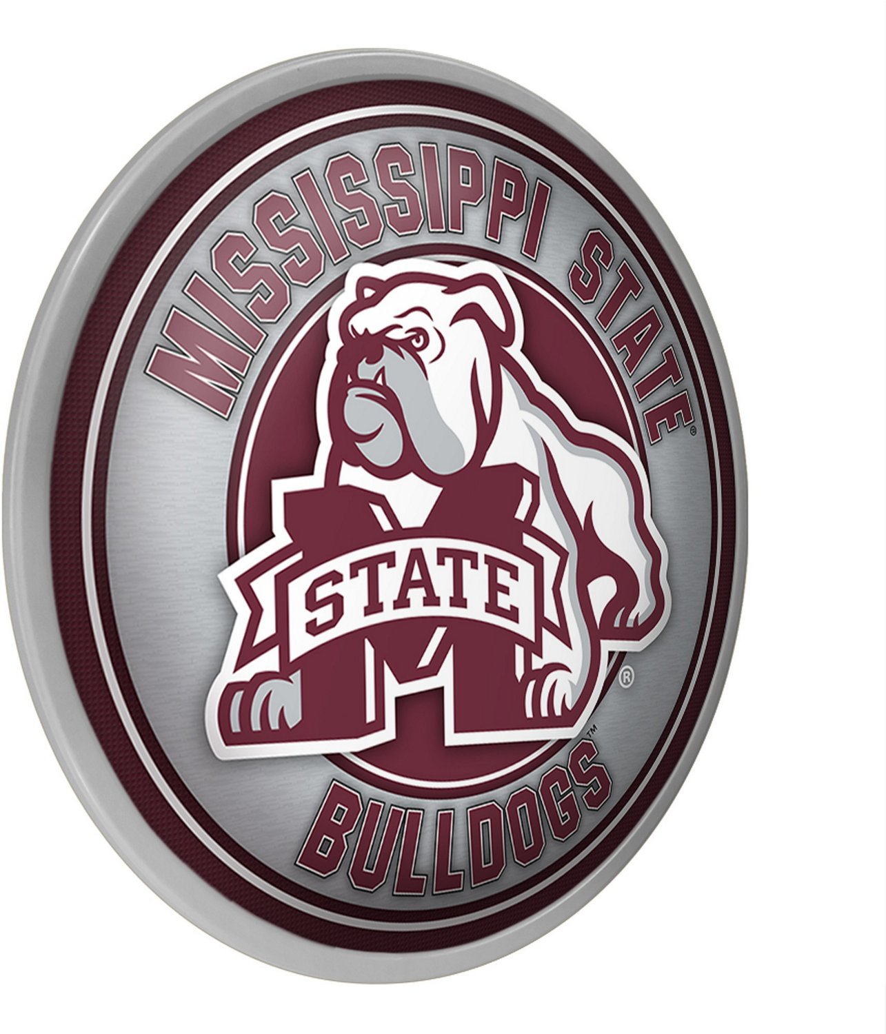 The Fan-Brand Mississippi State University Mascot Modern Mirrored Disc ...