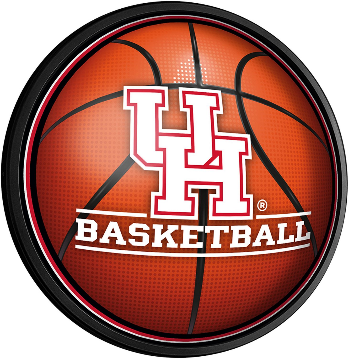 The Fan-Brand University of Houston Basketball Round Slimline Lighted ...