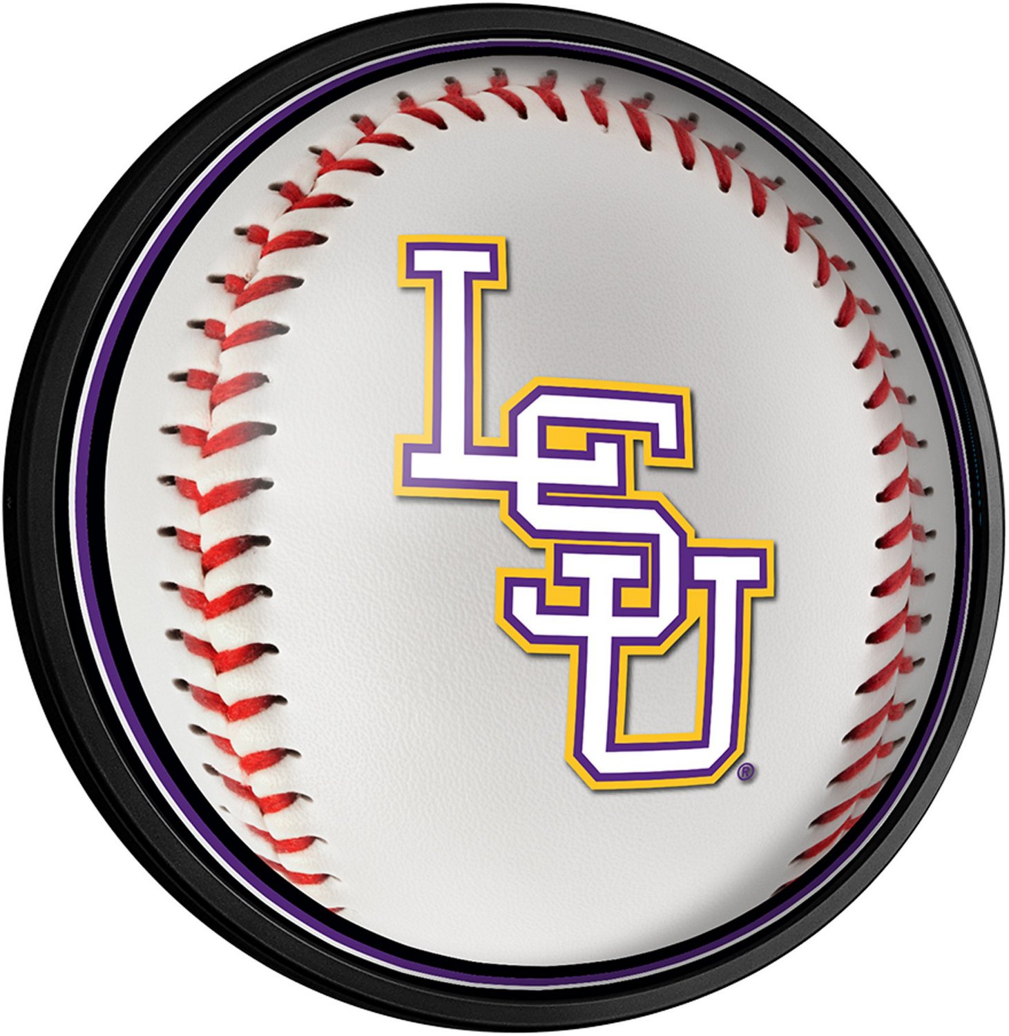 The Fan-Brand Louisiana State University Baseball Round Slimline ...