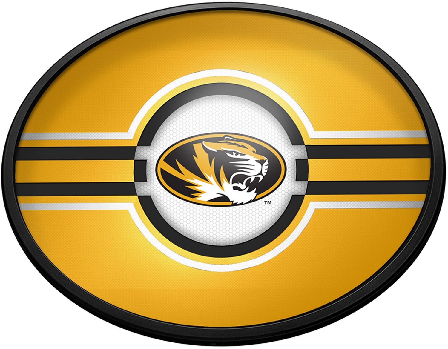 The Fan-Brand University of Missouri Gold Oval Slimline Lighted Wall ...