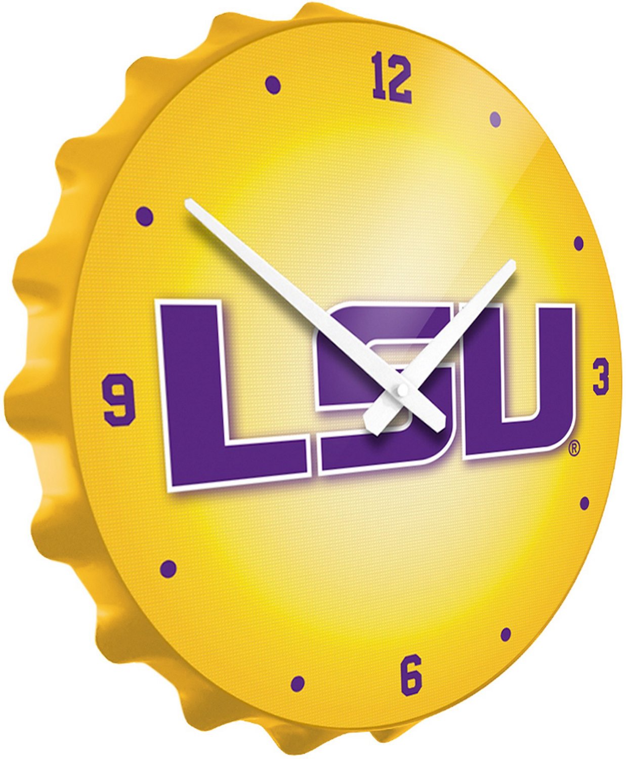 The Fan-Brand Louisiana State University LSU Bottle Cap Clock | Academy