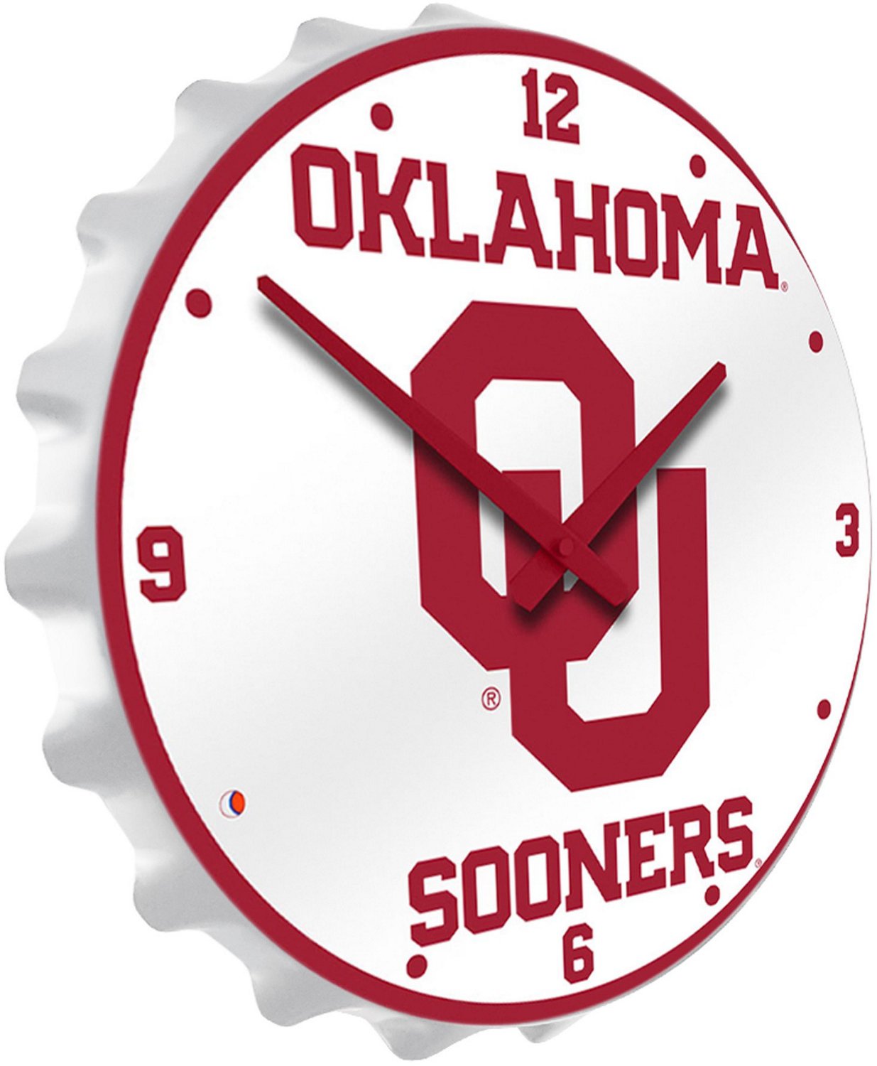 The Fan-Brand University of Oklahoma Bottle Cap Clock | Academy