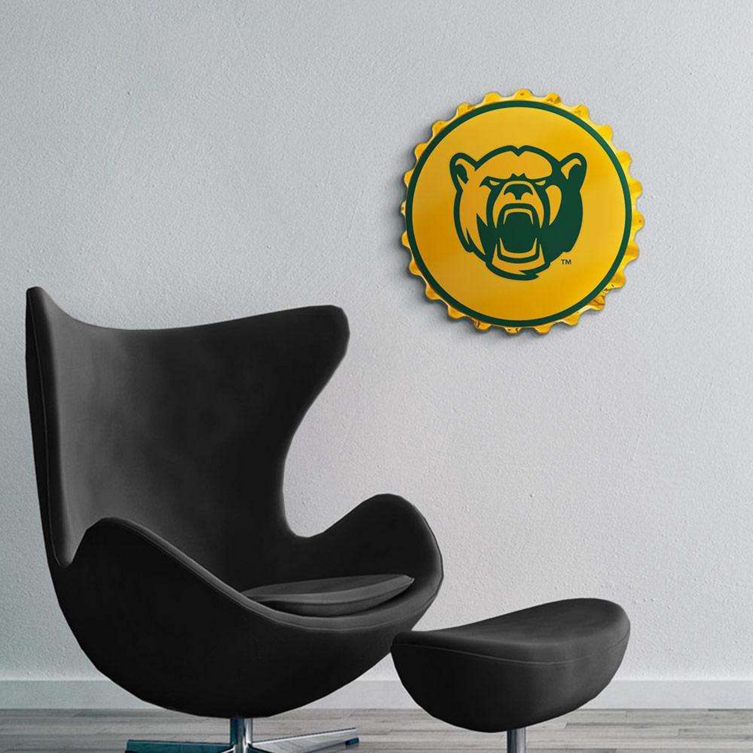 The Fan-Brand Baylor University Script Logo Bottle Cap Sign | Academy
