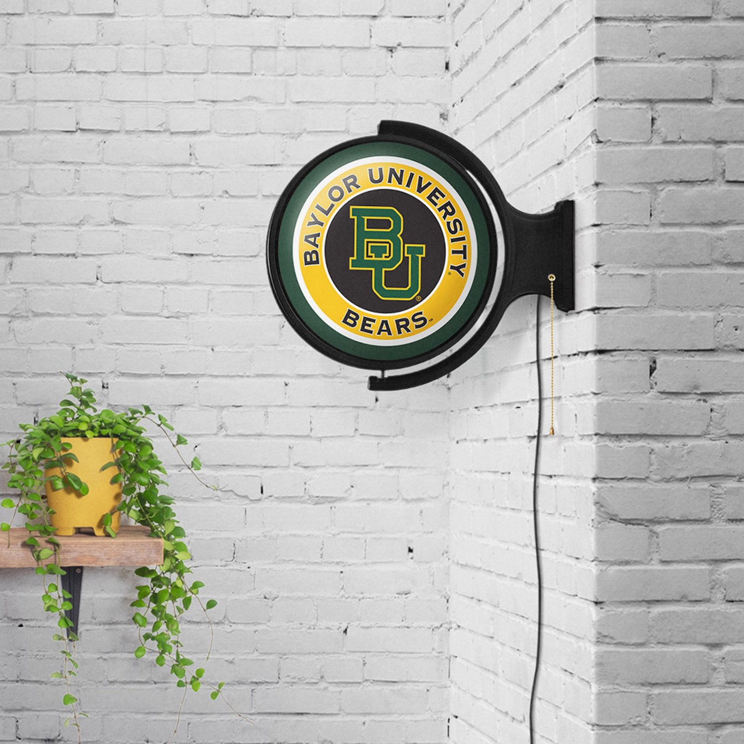 The Fan-Brand Baylor University Round Rotating Lighted Sign | Academy