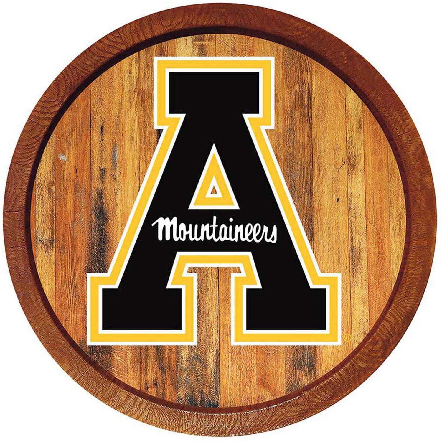 The Fan-Brand Appalachian State University Faux Barrel Top Sign | Academy