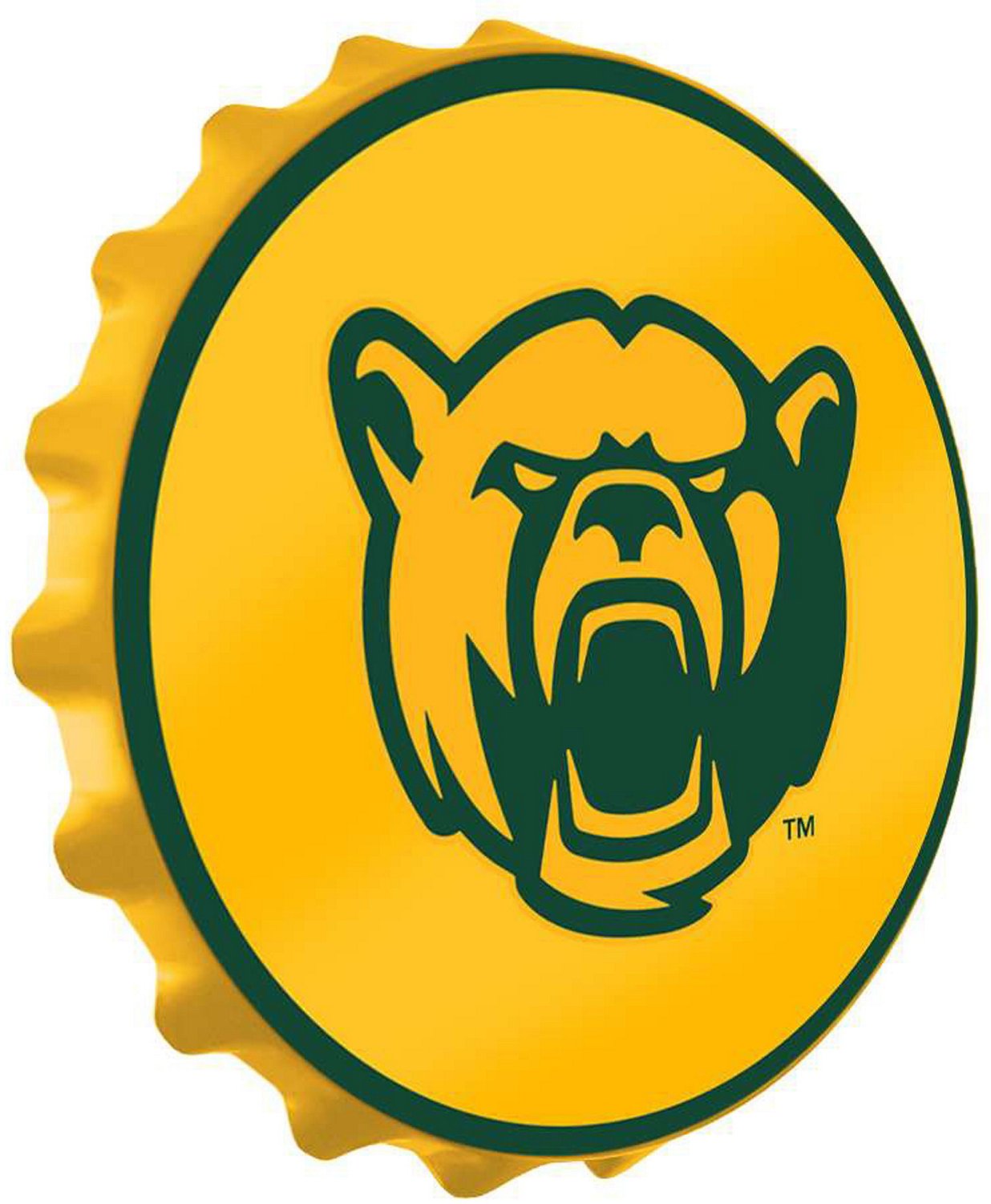 The Fan-Brand Baylor University Script Logo Bottle Cap Sign | Academy