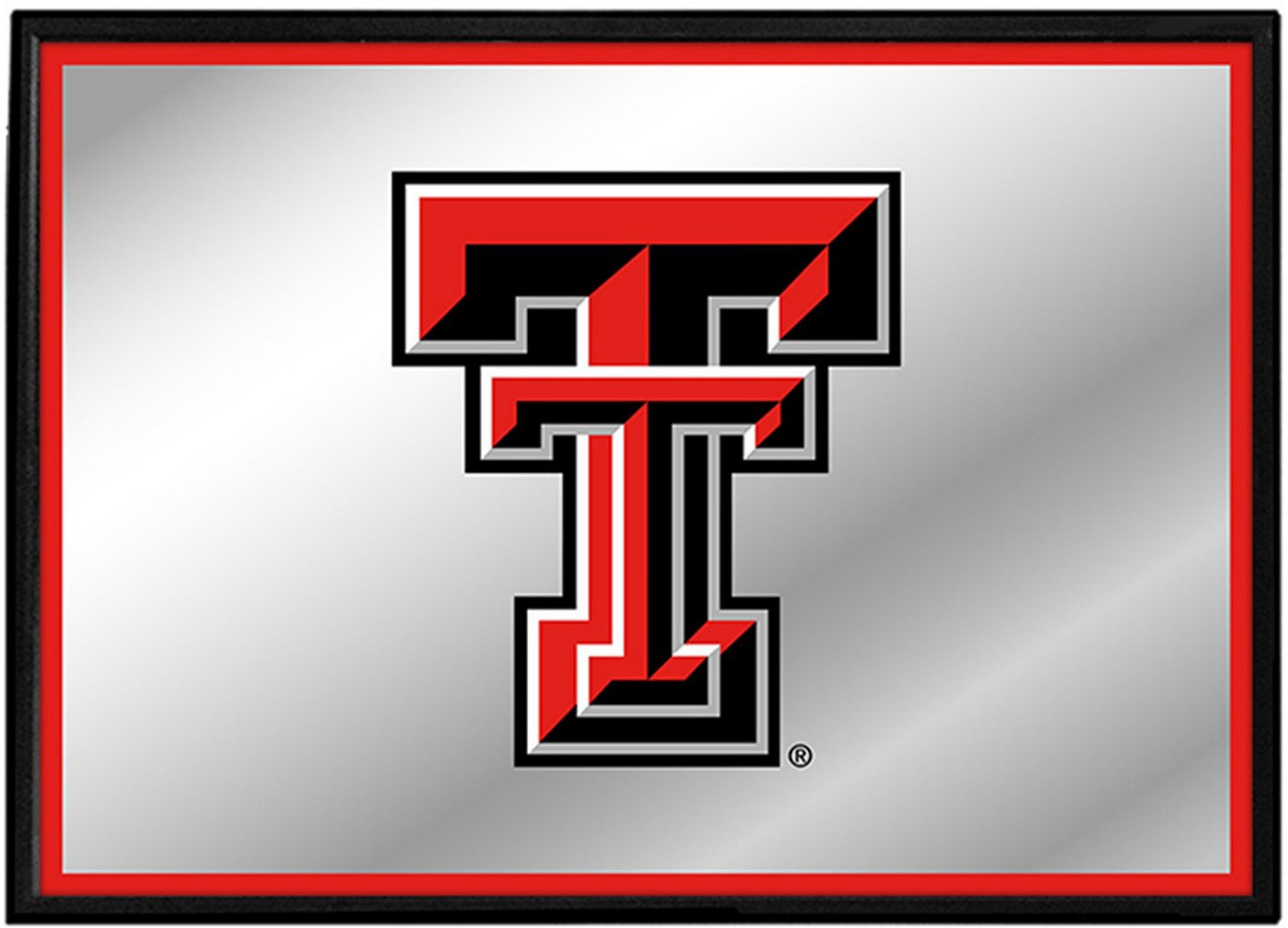 The Fan-Brand Texas Tech University Framed Mirrored Wall Sign | Academy