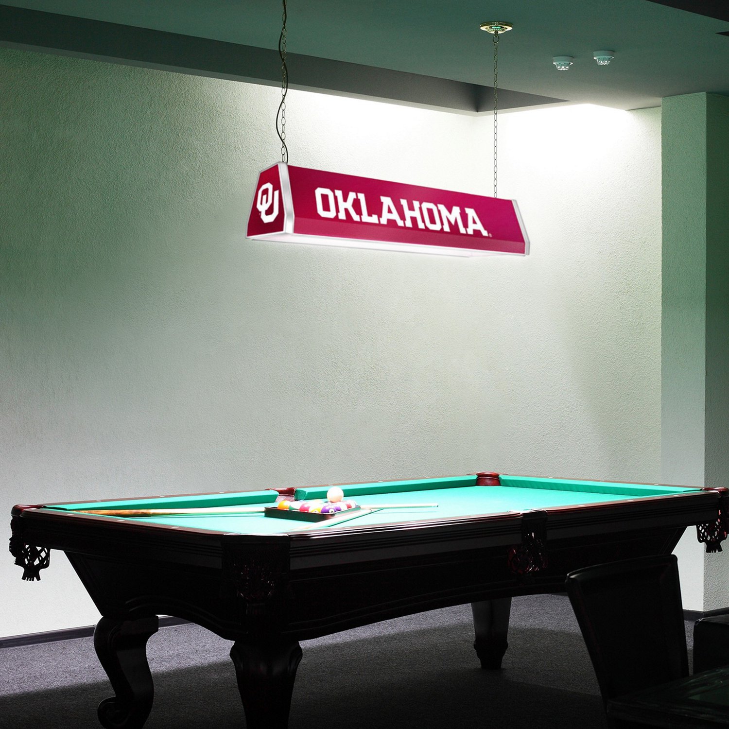 The Fan-Brand University of Oklahoma Standard Pool Table Light | Academy