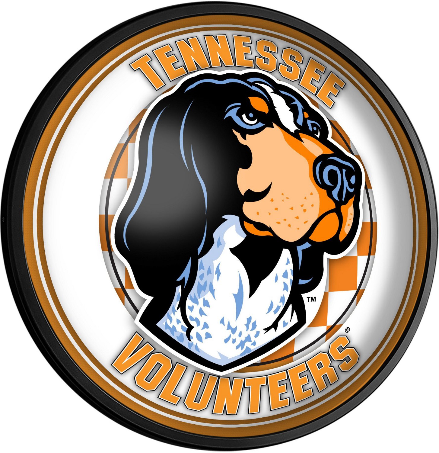 The Fan-Brand University of Tennessee Mascot Round Slimline Lighted ...