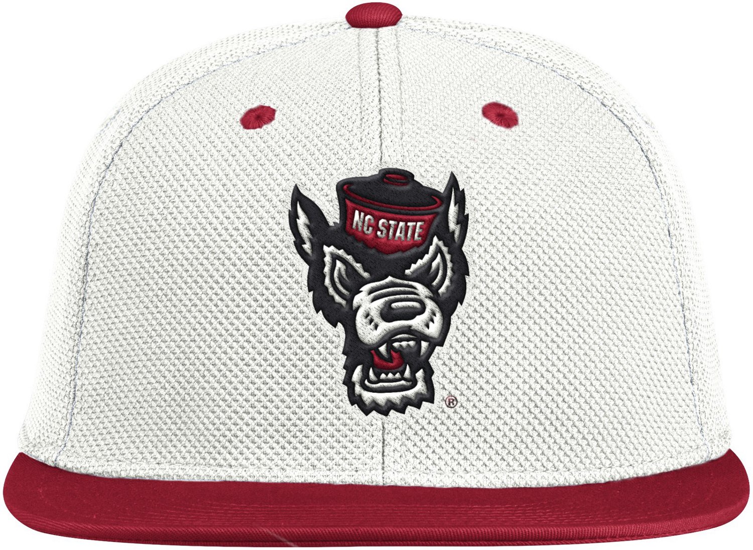adidas Adults' North Carolina State University Fitted Cap | Academy