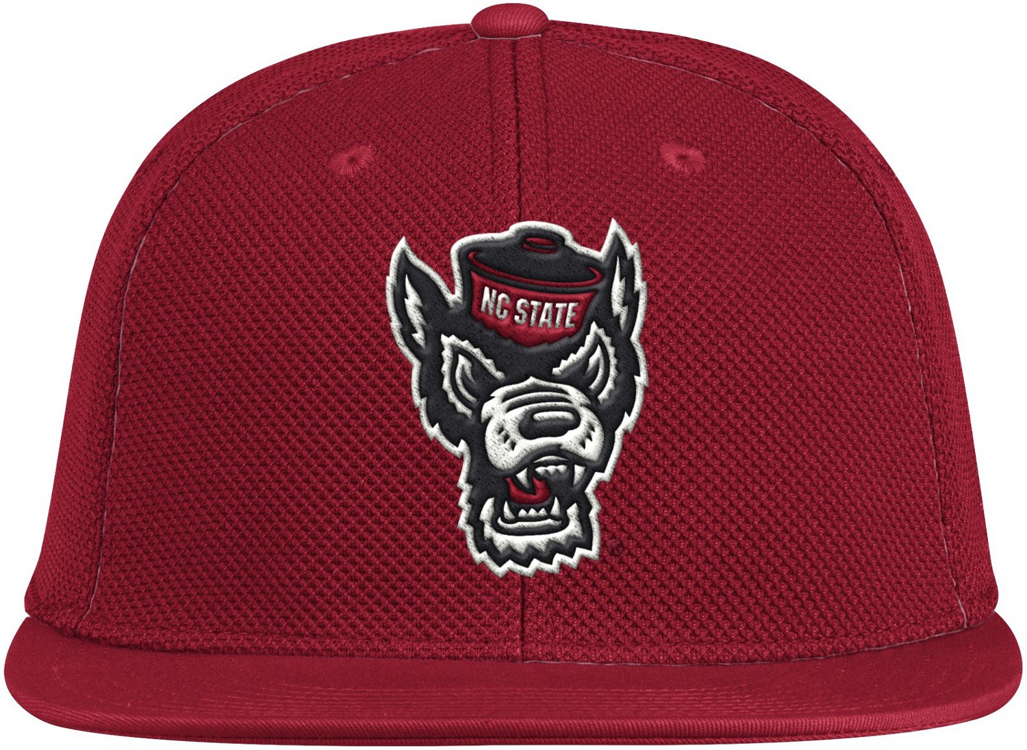 adidas Adults' North Carolina State University Fitted Cap | Academy