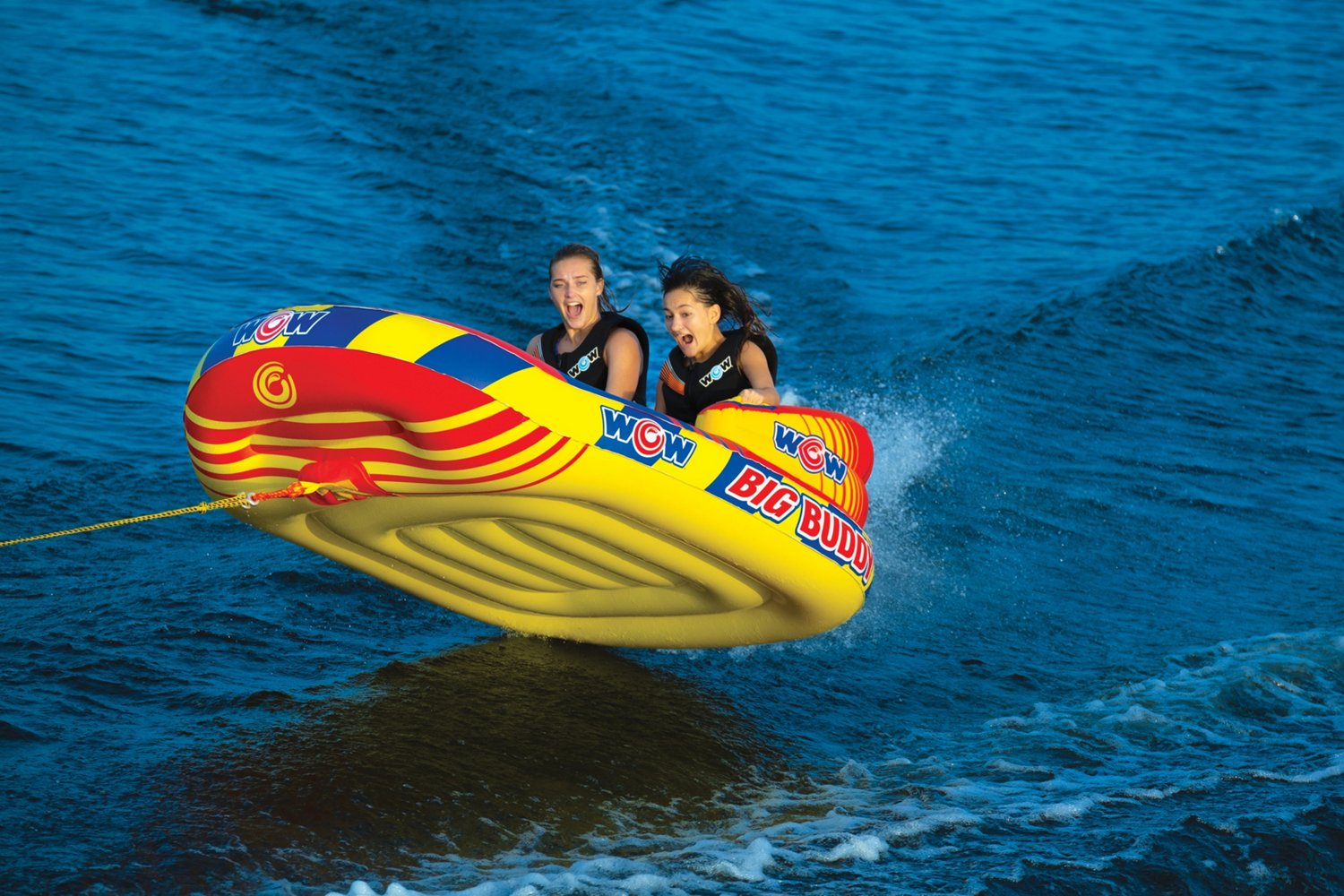 Rope Float WoW Watersports Wild Wing Towable Tube - 1-2 Person With Tow ...