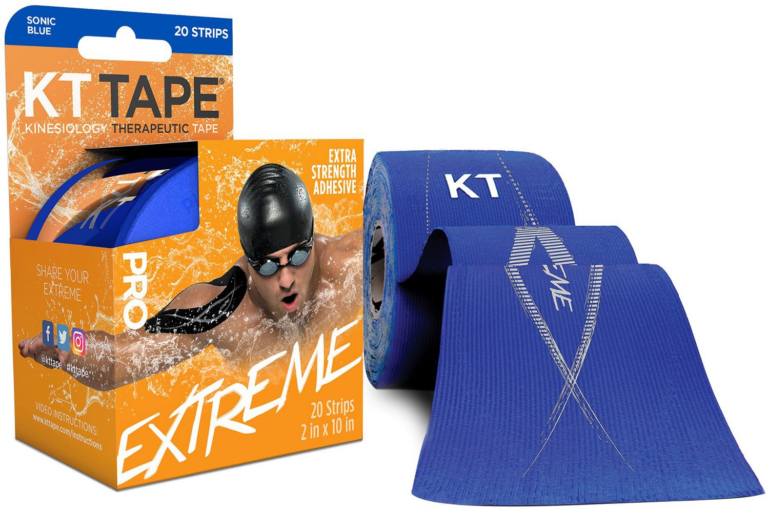 KT Tape Pro Extreme Precut Strips 20-Pack | Academy