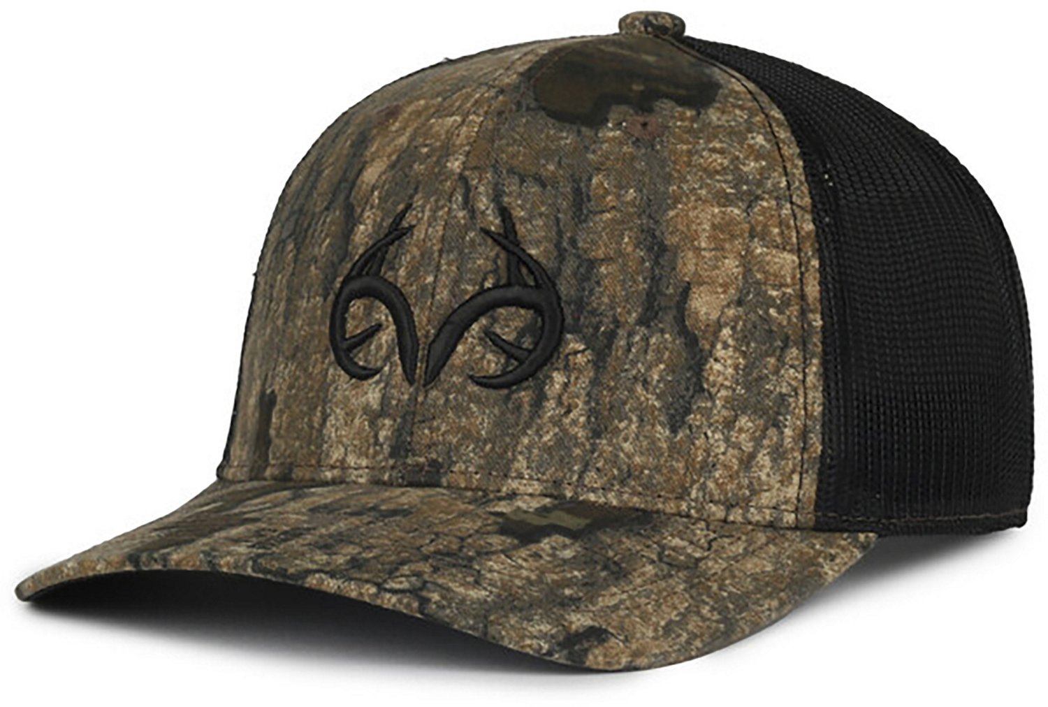 RealTree Men’s Pro-Round Structured Mesh Back Trucker Hat | Academy