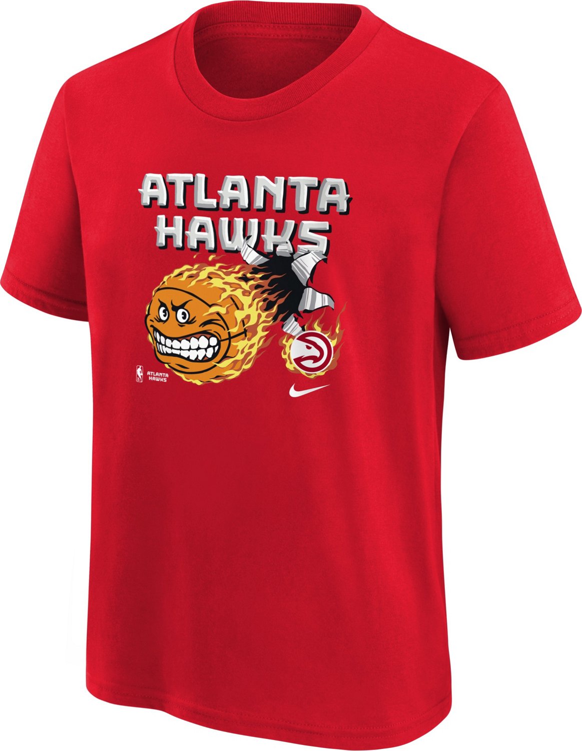 Nike Youth Atlanta Hawks DF Essential Cartoon Ball Graphic Short Sleeve ...