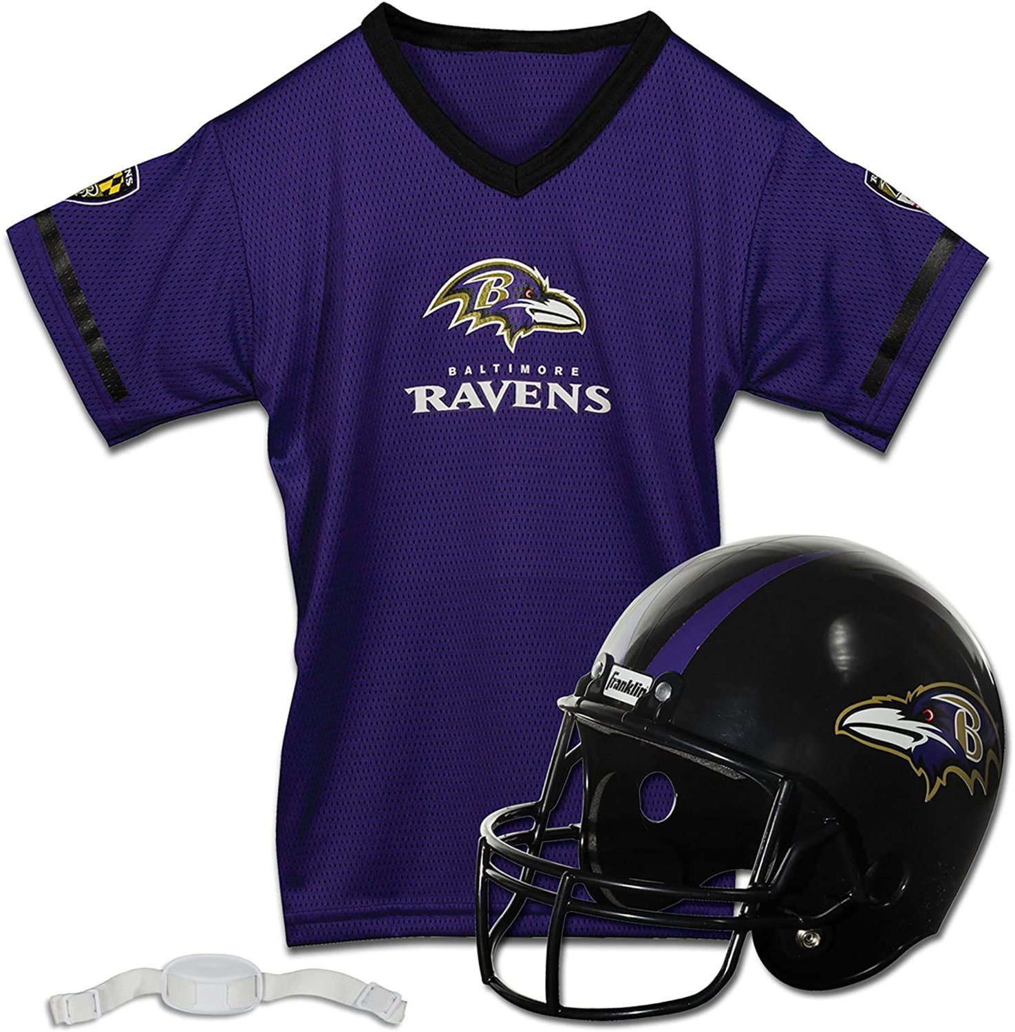Franklin Youth Baltimore Ravens Helmet and Jersey Set | Academy