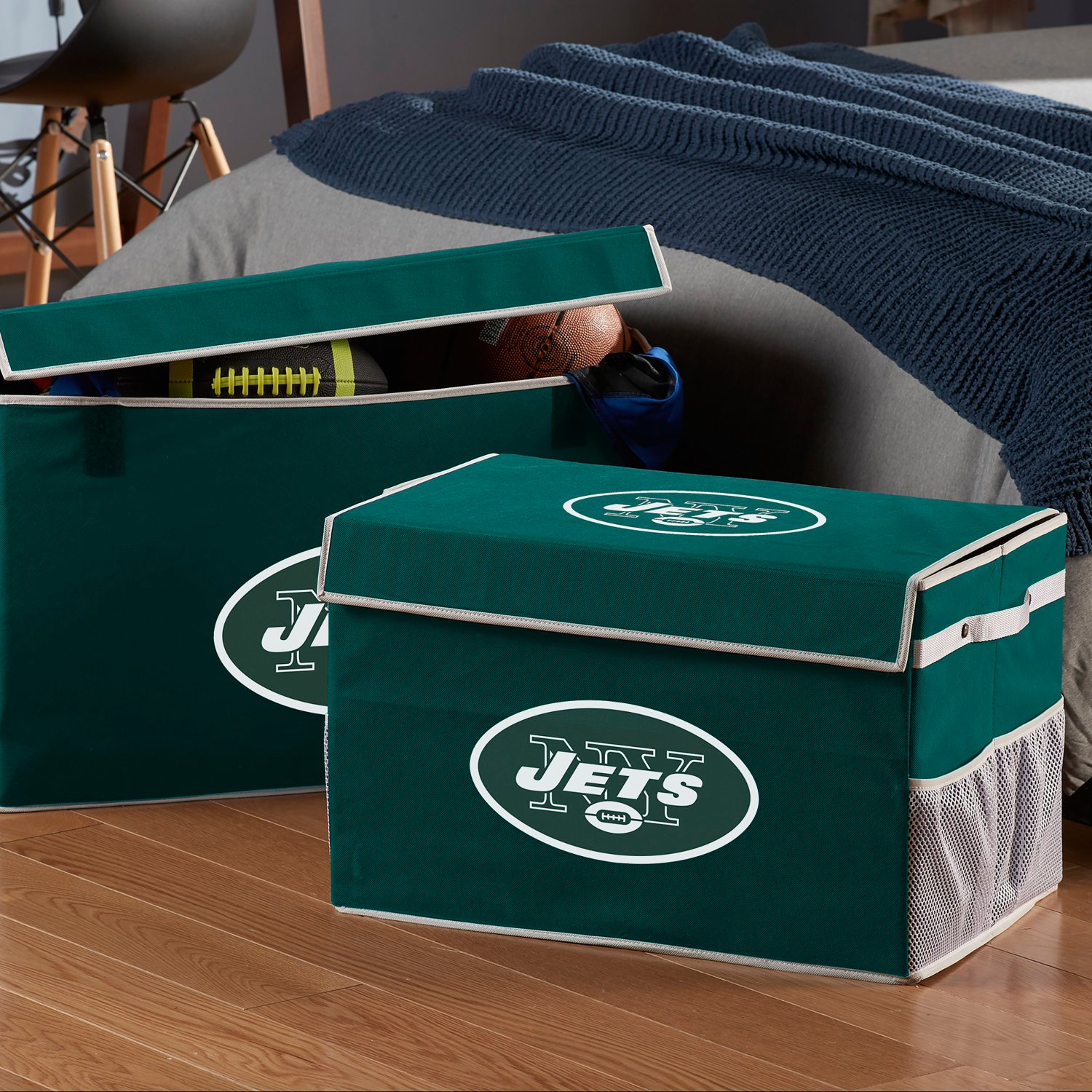 Franklin New York Jets Collapsible Storage Footlocker Bin | Academy