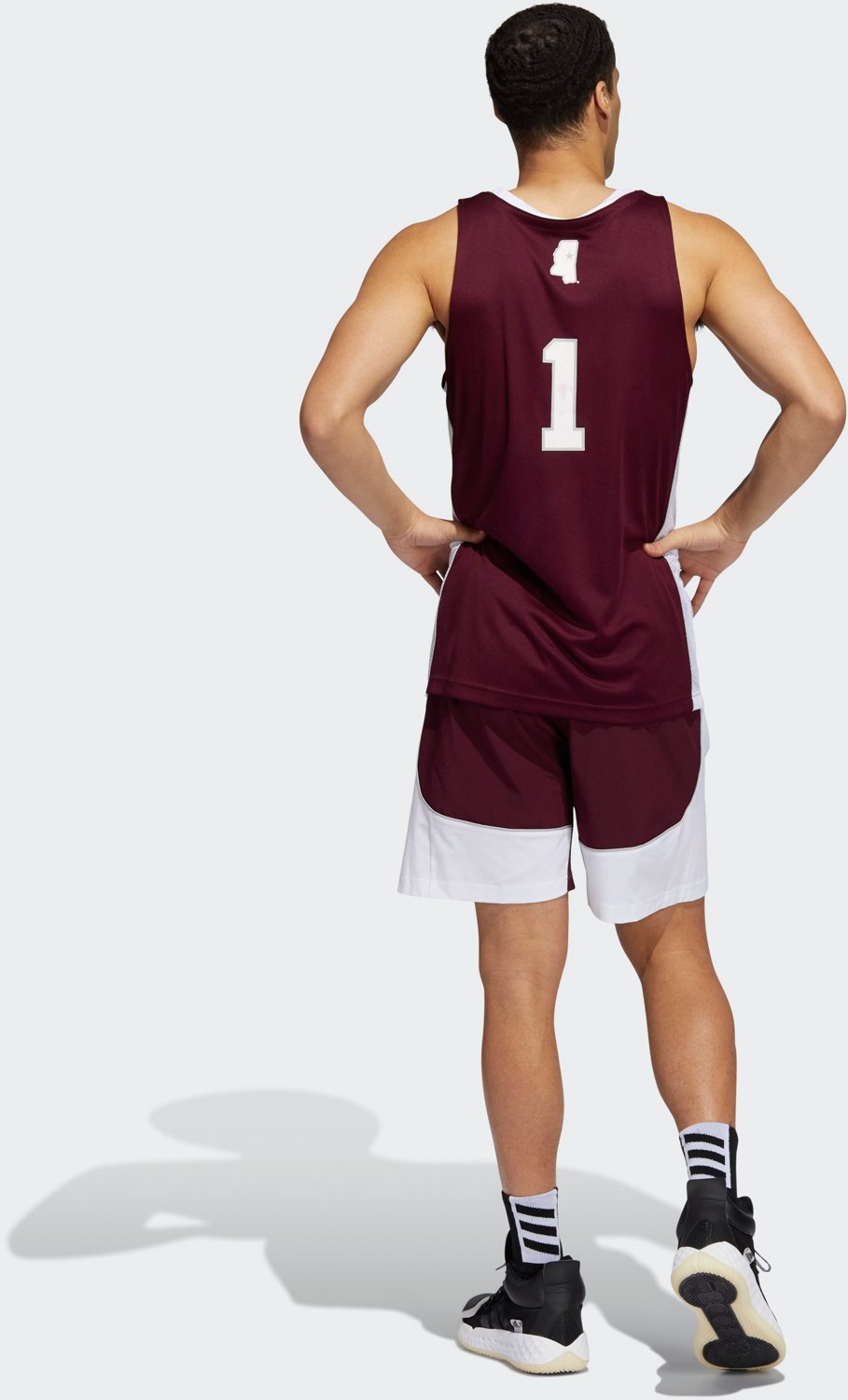 adidas Men's Mississippi State University Basketball Swingman Jersey ...