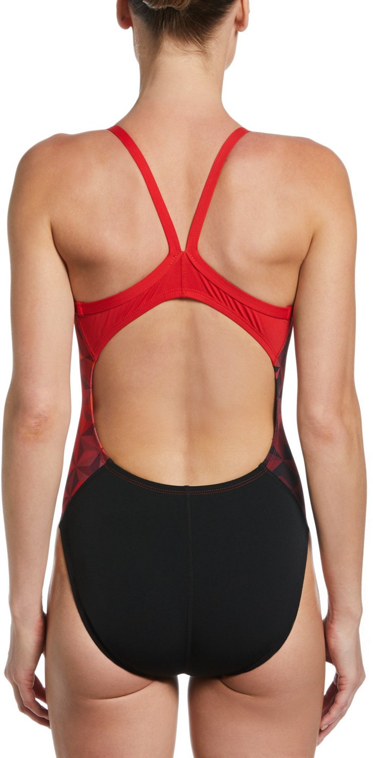 Nike Womens Hydrastrong Transform Racerback 1 Piece Swimsuit Academy