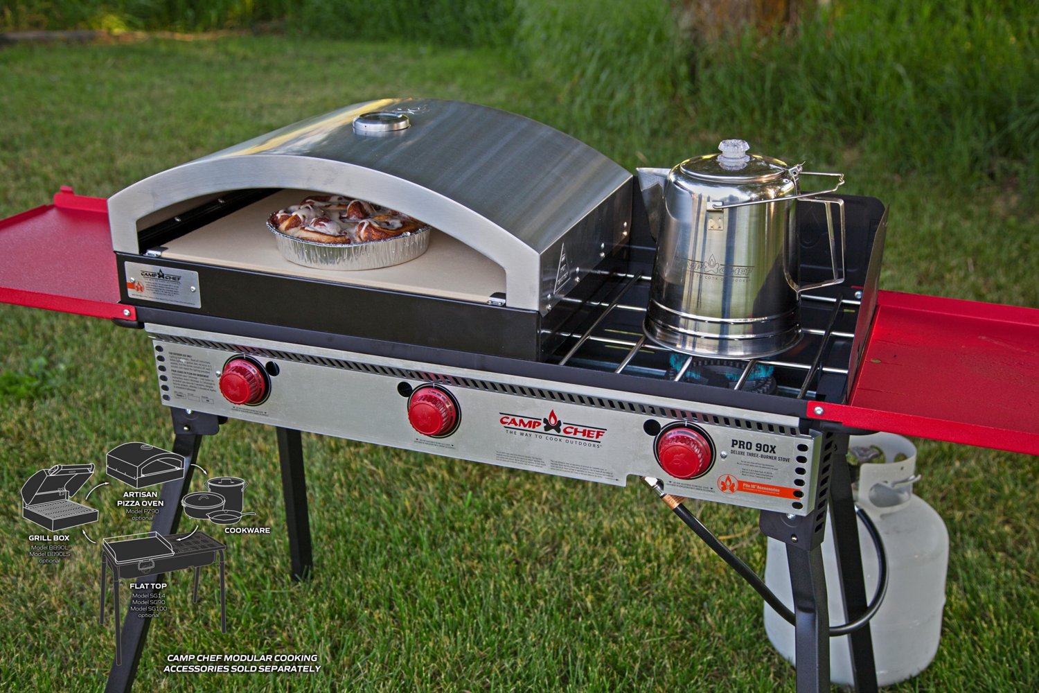 Camp Chef Deluxe 3 Burner Portable Stove Academy